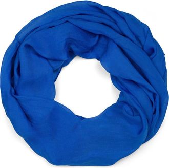styleBREAKER Schlauchschal Seidiger unifarbener Loop