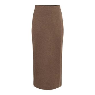 Inwear Jupe Midi - Femme - Jupes - Brun - Taille: 34 FR