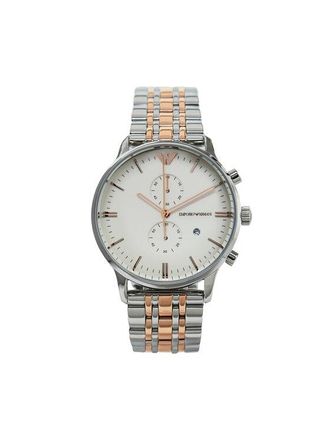 Emporio Armani Uhr AR0399 Silberfarben