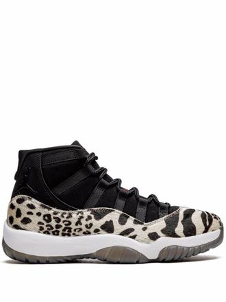 Nike Jordan baskets mi-montantes Air Jordan 11 Animal Instinct - Noir