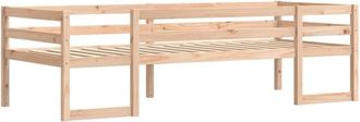 vidaXL Cadre de lit denfant 75x190 cm bois de pin massif Vidaxl