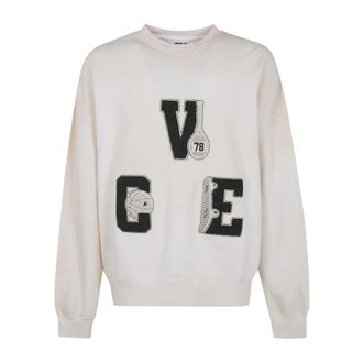 Golden Goose Graphic Crewneck Sweatshirt - - Sweatshirts & Hoodies - Herren - Grau - XL