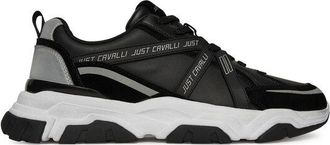 Just Cavalli Sneakers 79QA3SH5 ZPB66 Schwarz