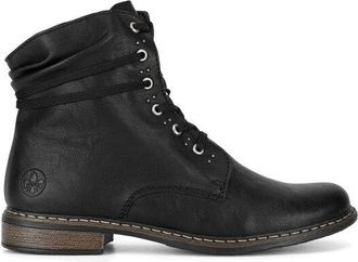 Rieker Schnürschuhe 71218-00 Schwarz