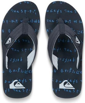 Quiksilver Molokai Layback Tongs pour homme Noir, Noir, 45 EU