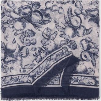Maje Schal Mit Früchte-print - Bleu Fruits Print - Maje