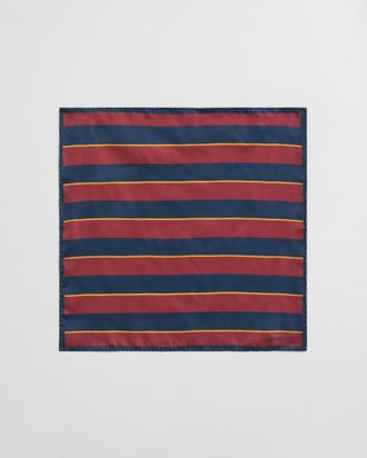 GANT Herren Gestreiftes Einstecktuch (ONE SIZE) PLUMPED Rot