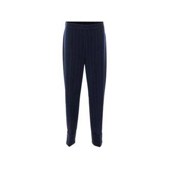 Liu Jo Nadelstreifen Zigarettenhose - - Trousers - Damen - Blau - XL