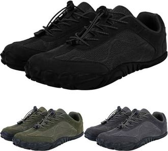 Generic Baskets en maille respirante à lacets pour homme - Antidérapantes - Chaussures de marche légères - Baskets de sport dautomne - Pour la gym, la course 