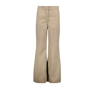 Palm Angels Femme, Pantalons, Beige, Taille: 38 FR Pantalon Chino Réversible