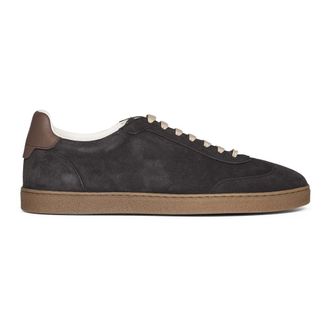 Brunello Cucinelli Homme, Chaussures, Gris, Taille: 44 EU Baskets
