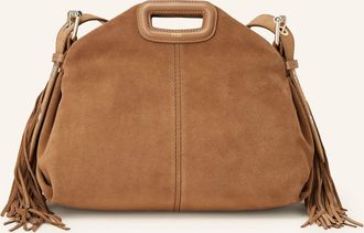 Maje Schultertasche braun