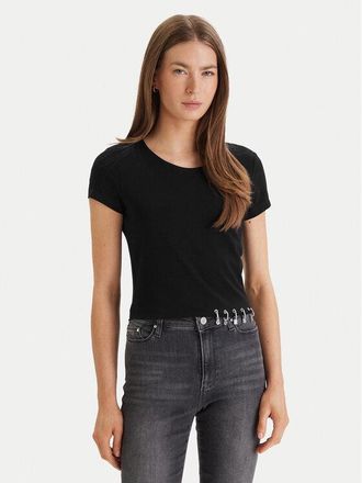 Guess T-Shirt W6GP11 K2933 Schwarz Regular Fit