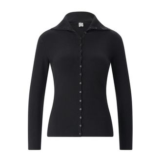 Toteme Cardigan mit Stehkragen - - Blouses & Shirts - Damen - Schwarzk - L
