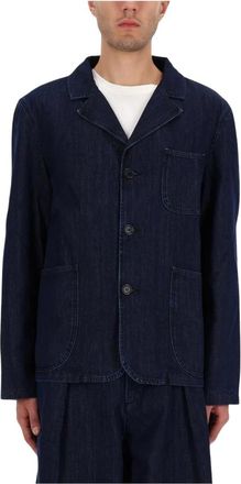 Ymc You Must Create Homme, Vestes, Bleu, Taille: M Zip Front Overshirt