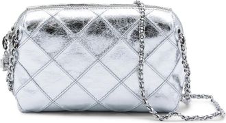 Tory Burch Tory Burch Hobo Bags - Silver Leather Crossbody Bag - Gr. unisize - in Wei&szlig; - f&uuml;r Damen