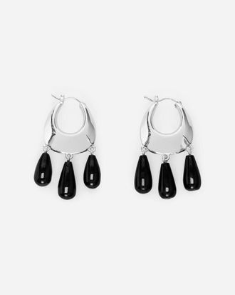Arket Versilberte Hoops -Silberfarben