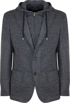 Eleventy Homme, Vestes, Gris, Taille: 2XL Blazers
