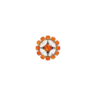 Dolce & Gabbana unisex, Accessoires, Orange, Taille: ONE Size Petite Broche Orange