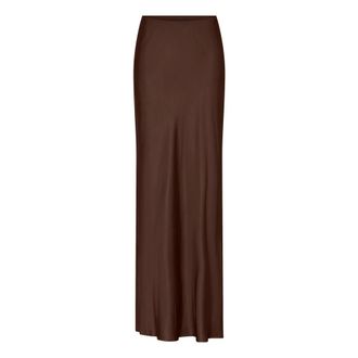 Bruuns Bazaar Femme, Jupes, Brun, Taille: 42 FR Maxi Skirts