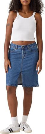 Levi's Damen Low Midirock Mosey Mid Stone Blue 29