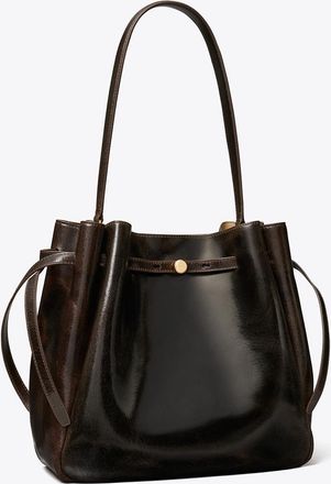 Tory Burch Large Romy Distressed Bucket Bag