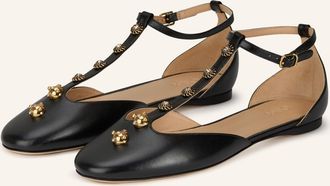 Chlo&eacute; Mary-Jane-Ballerinas Celeste schwarz