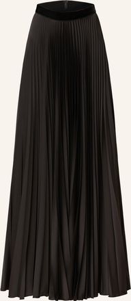 Talbot Runhof Talbot Runhof Plisseerock Aus Satin schwarz