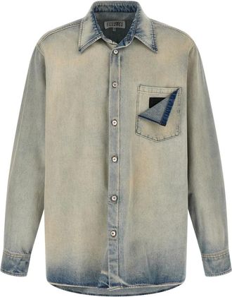 Maison Margiela Chemise en jean - Homme - Chemises - Bleu - Taille: S