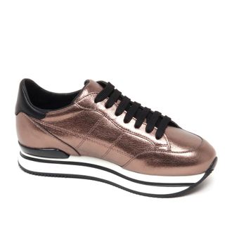 Hogan Geknackter Effektschuh - - Shoes - Damen - Braun - 35 1/2 EU