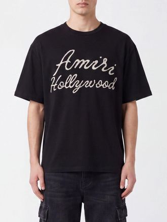 Amiri T-shirt &agrave; manches courtes en coton avec logo imprim&eacute;
