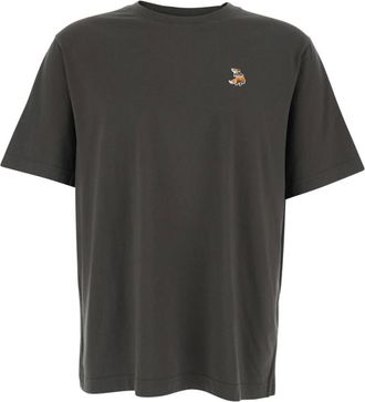 Maison Kitsun&eacute; Homme, Tops, Brun, Taille: S Dreaming Fox Comfort Tee-Shirt