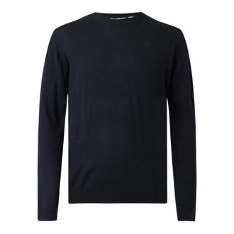 Karl Lagerfeld Rundhals-Pullover - - Knitwear - Herren - Blau - L