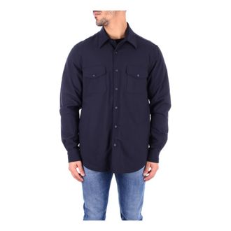 Aspesi Hemdjacke - - Shirts - Herren - Blau - XL