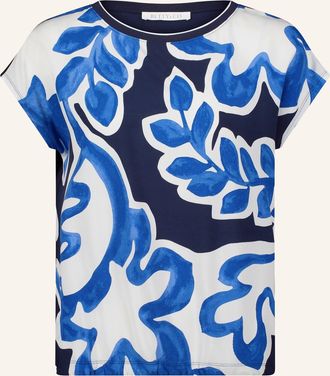 Betty&Co Betty&Co Patchwork-Shirt Mit Print blau