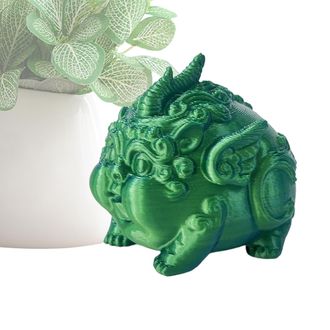 Generic Dekoratives Spielzeug, bedruckt, Ornament f&uuml;r den Schreibtisch, bunt, Ornamente f&uuml;r Tierstatue, Retro-Tierdekoration, f&uuml;r Tee und Wohnzimmer