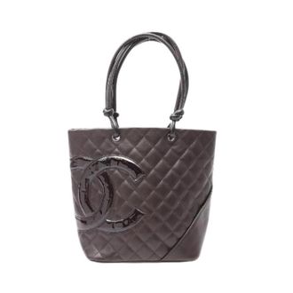 Chanel Pre-owned Cambon Line Patent Leather Tote Bag - - Pre-owned - Damen - Braun - ONE SIZE