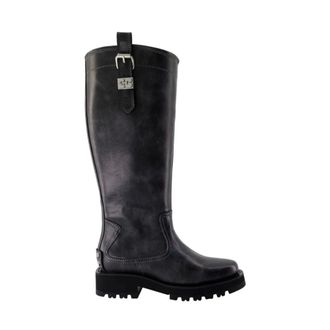 Ganni Femme, Chaussures, Gris, Taille: 39 EU Bottes Hautes