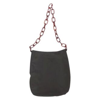 Prada Sac bandouli&egrave;re vintage en nylon Pre-owned - Femme - Pre-owned - Brun - Taille: ONE Size
