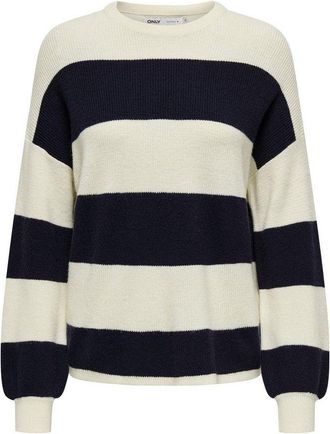 Only Strickpullover ONLATIA L/S STRIPE PULLOVER KNT NOO