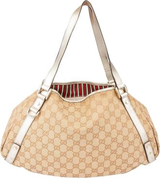 Gucci Crossbody Bags - Gucci GG Monogram Abbey Handbag - Gr. unisize - in Braun - f&uuml;r Damen