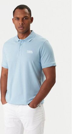Karl Lagerfeld Poloshirt 745780 561235 Himmelblau Regular Fit