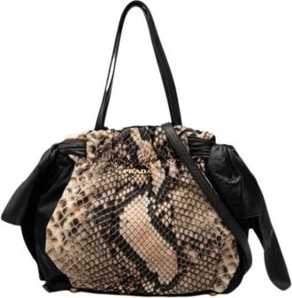 Prada Pre-owned Sac en nylon - Femme - Pre-owned - Noir - Taille: ONE Size