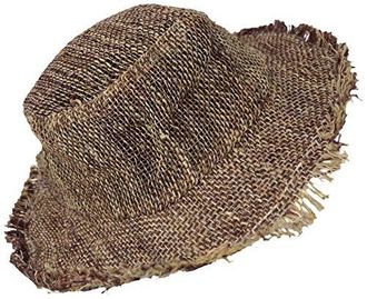 Gheri pour des Hommes 100% Chanvre Naturel Paille &Eacute;t&eacute; Chapeau Plage Canotier Panama Bord Large Vacances