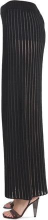 Fabiana Filippi Wide Leg Cotton-Nylon Trousers - Black