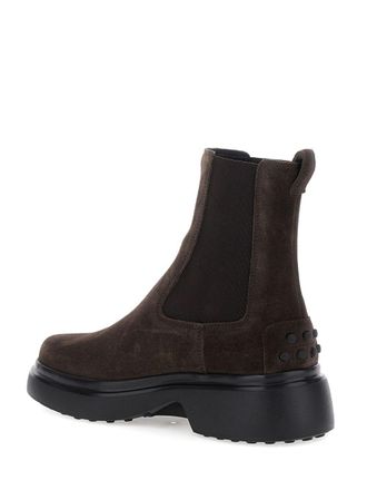 Tod's Suede Chelsea Boots - Brown