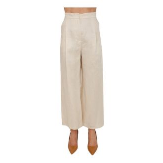 Max Mara Msttartufo Cropped Hose - - Trousers - Damen - Beige - L