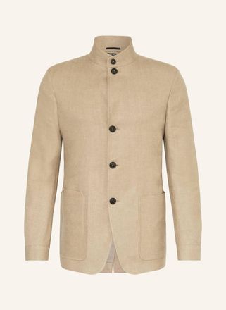 Ermenegildo Zegna Zegna Jacke Mit Leinen beige