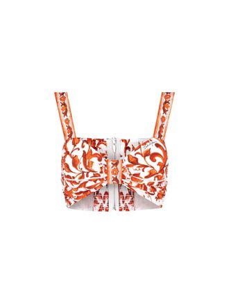 Dolce & Gabbana Gek&uuml;rztes Top Majolica