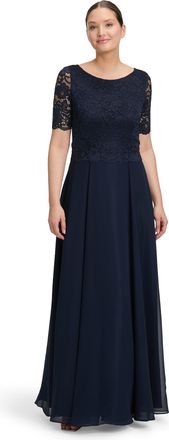 Vera Mont Damen Abendkleid mit Spitze Night Sky,38